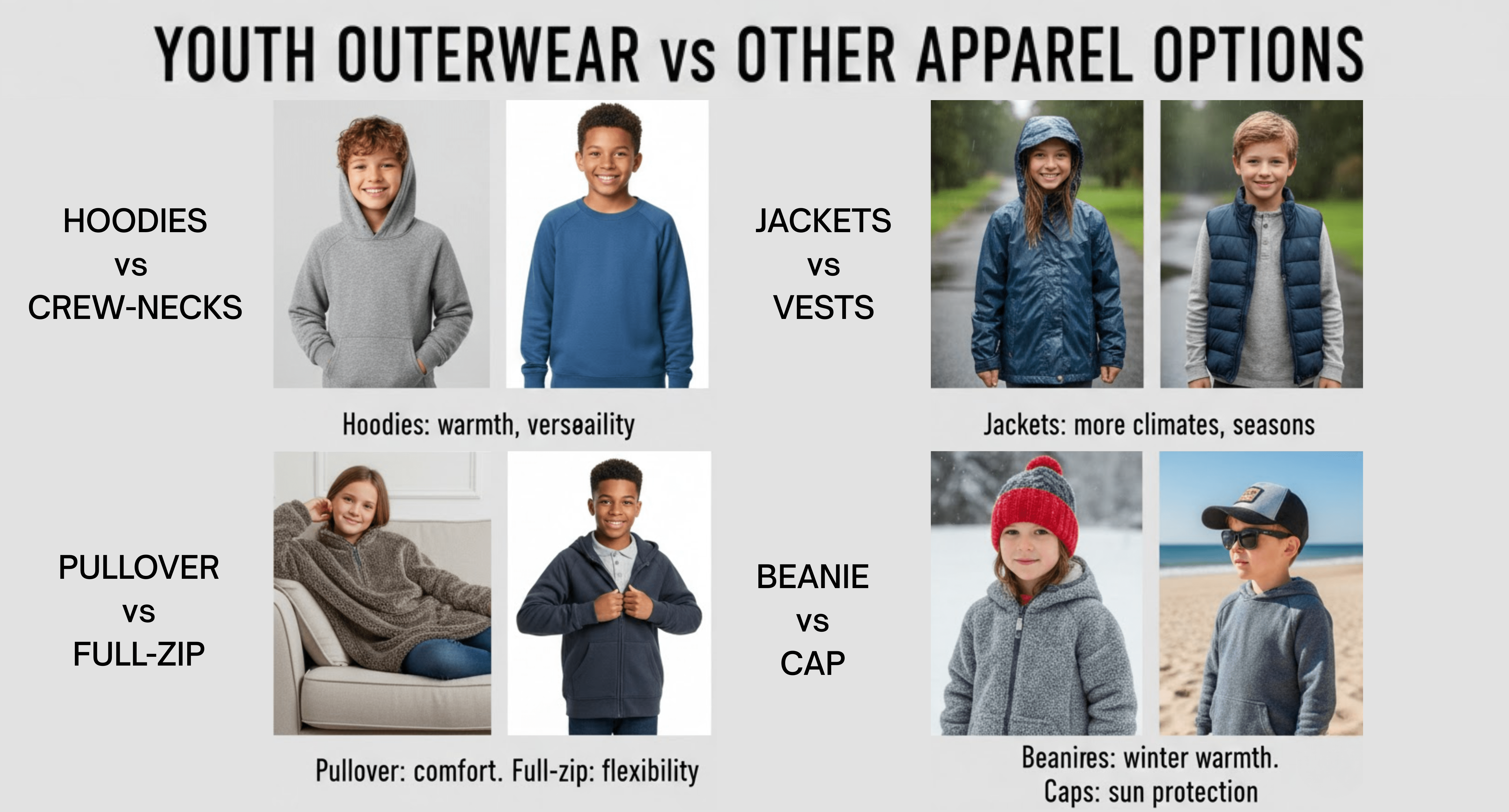 Essential Youth Outerwear Guide – Warm-Up & Wind-Down Hoodies, Jackets ...